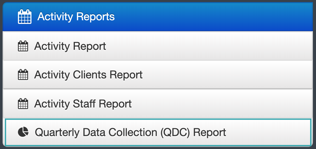 Quarterly Data Collection (QDC) Report - SupportAbility Knowledge Base