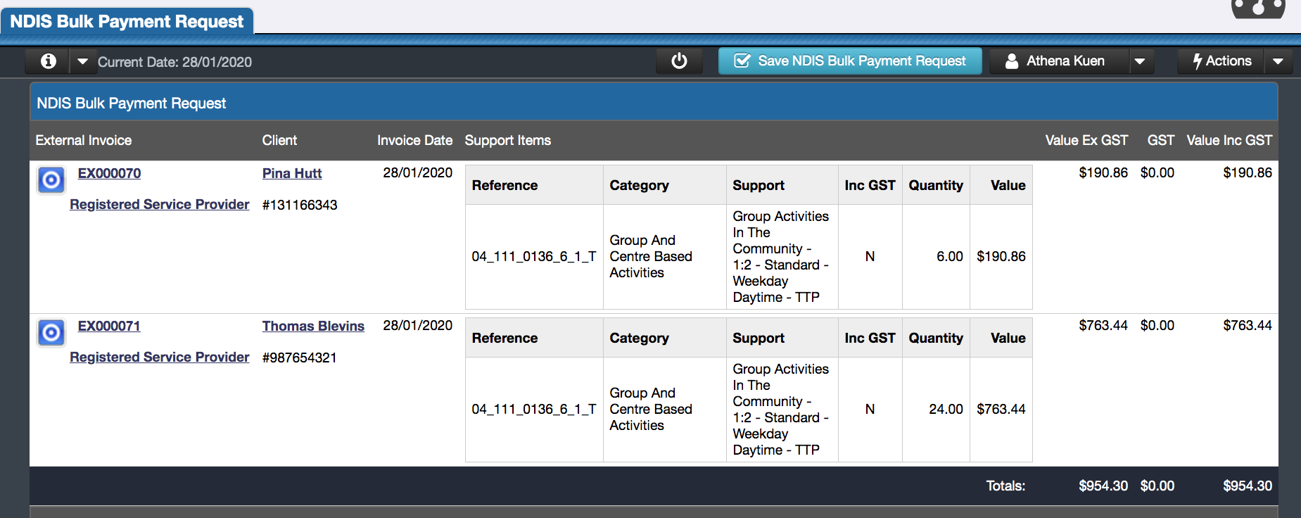 Plan Management NDIS Bulk Payment Requests - SupportAbility Knowledge Base