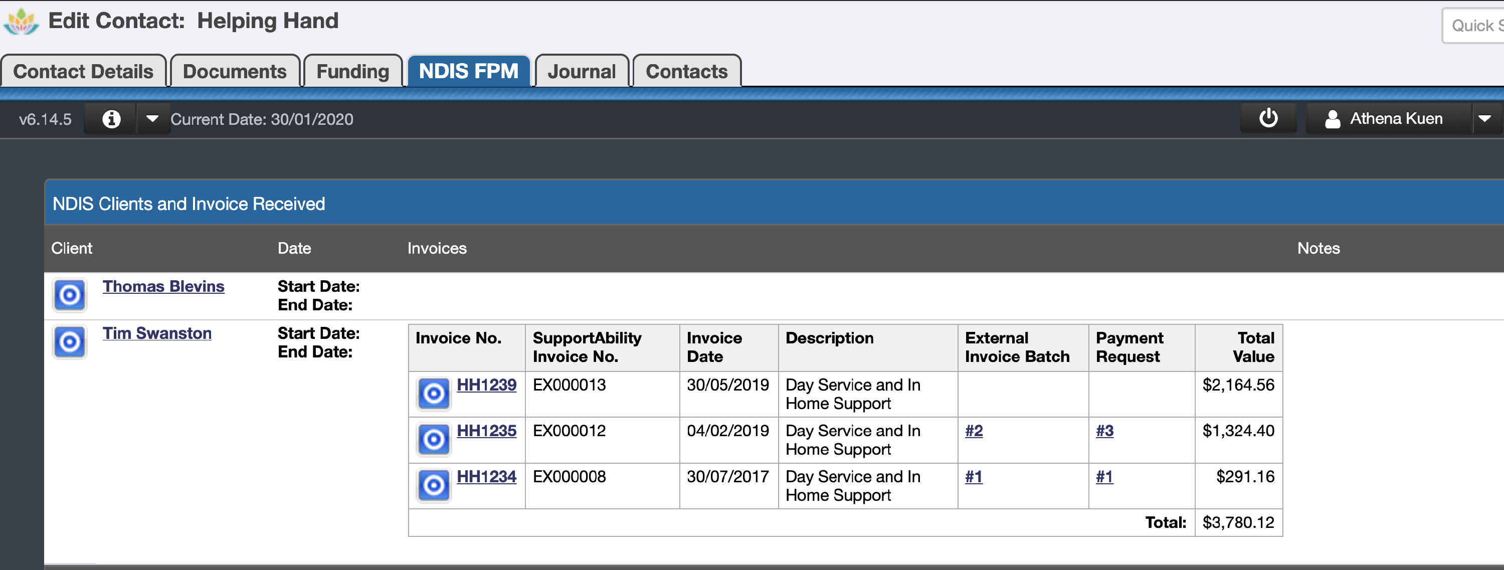 Generating an External [Plan Managed] Invoice Batch - SupportAbility Knowledge Base