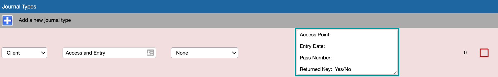 Configuring Journals - SupportAbility Knowledge Base