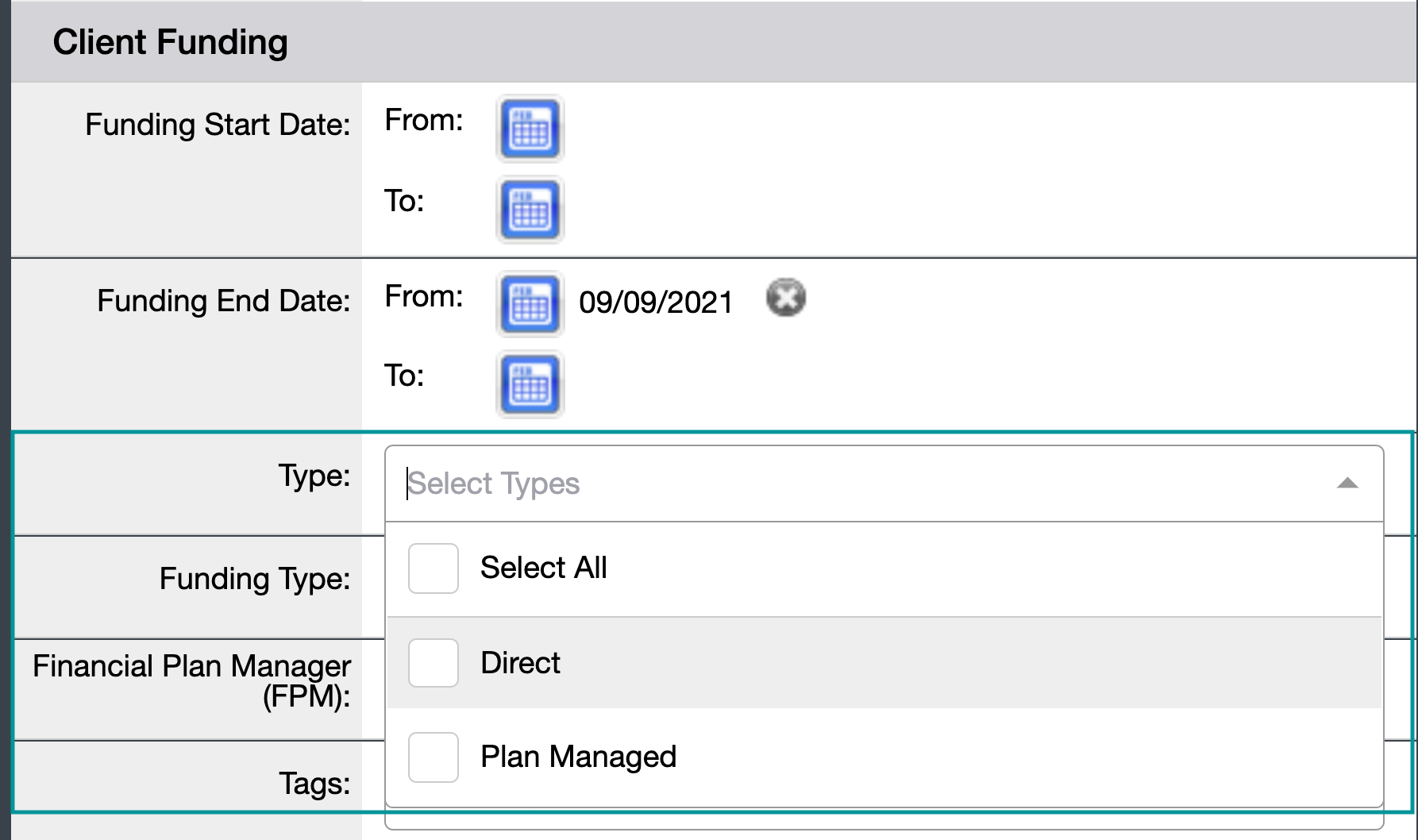 Client Funding Search - SupportAbility Knowledge Base