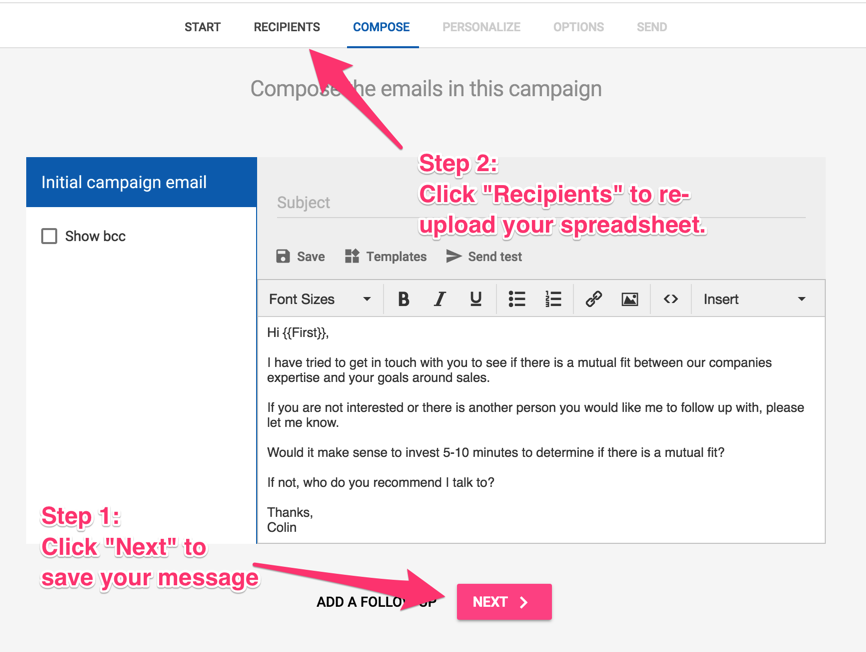 How do I use a template? - Mailshake Help