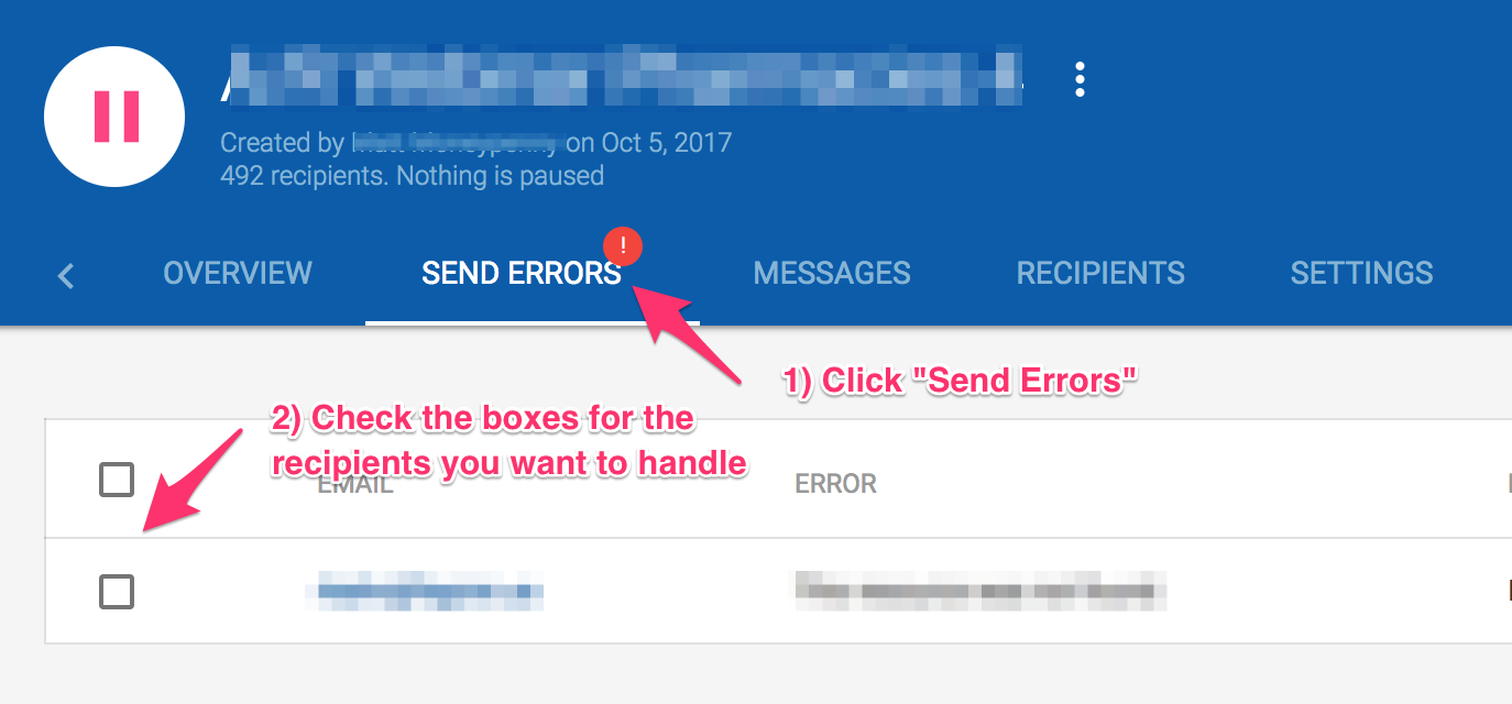 How do I fix send errors? - Mailshake Help