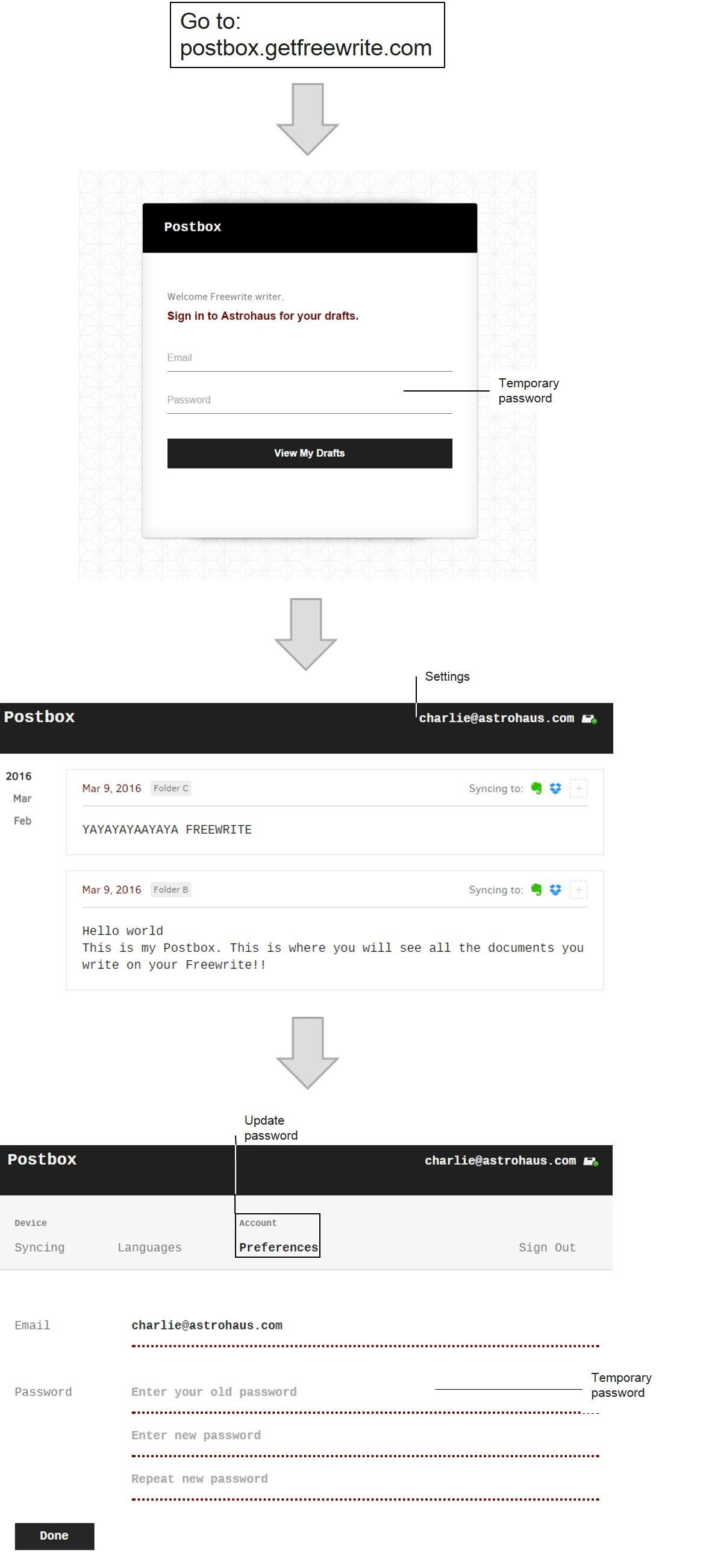 Traveler Quick Start Guide - Freewrite Knowledge Base
