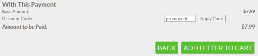 Applying Promo Codes - OnlineCertifiedMail Help Docs