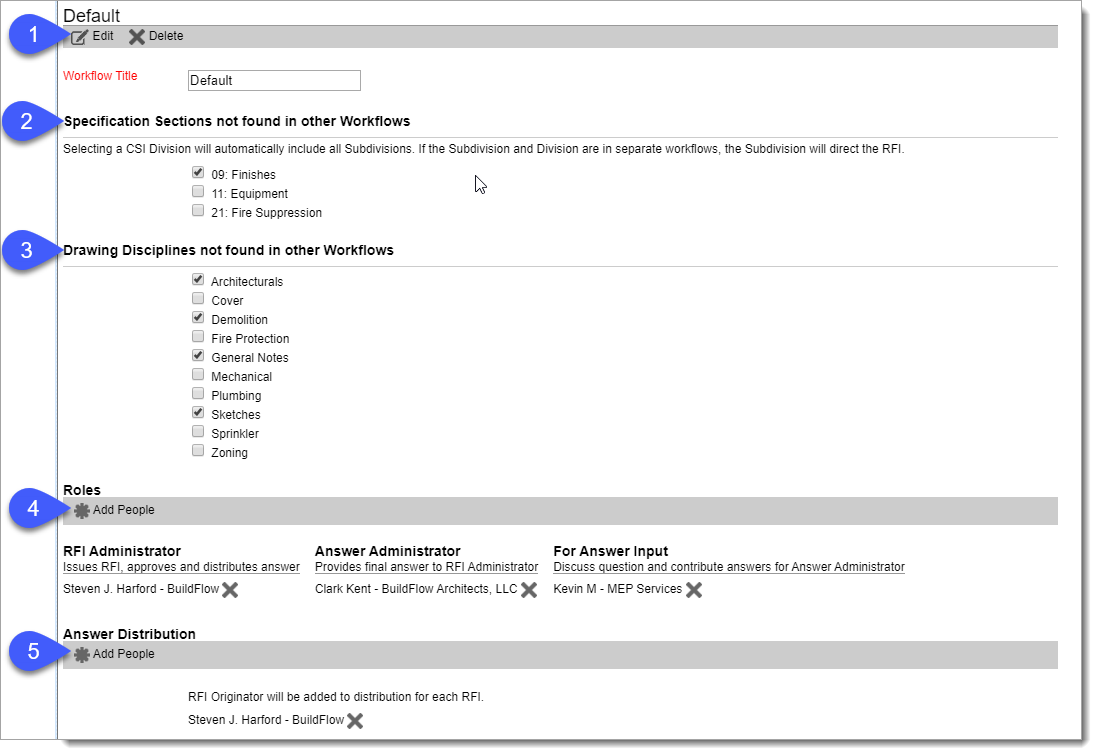 RFI Q&A Workflows - BuildFlow
