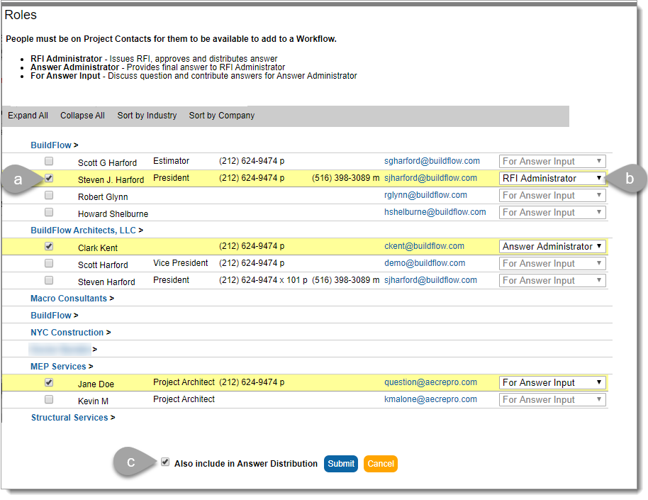 RFI Q&A Workflows - BuildFlow