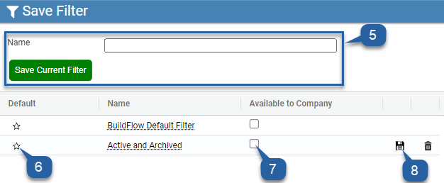 Project List Navigation - BuildFlow