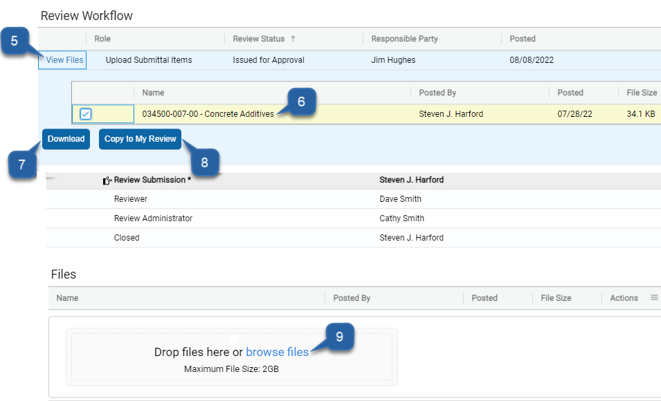Issuing Submittal Items for Review - BuildFlow