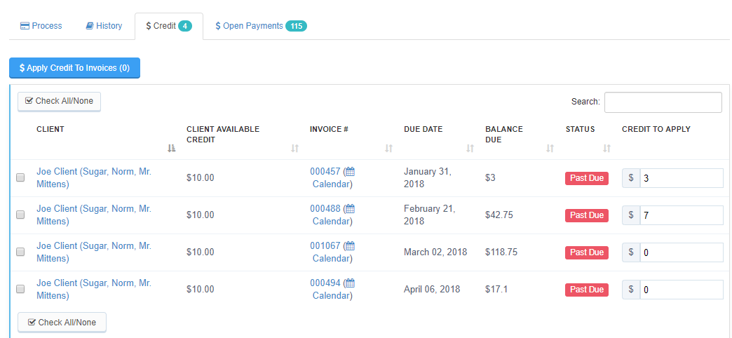 Bulk Invoicing - Time To Pet Knowledge Base
