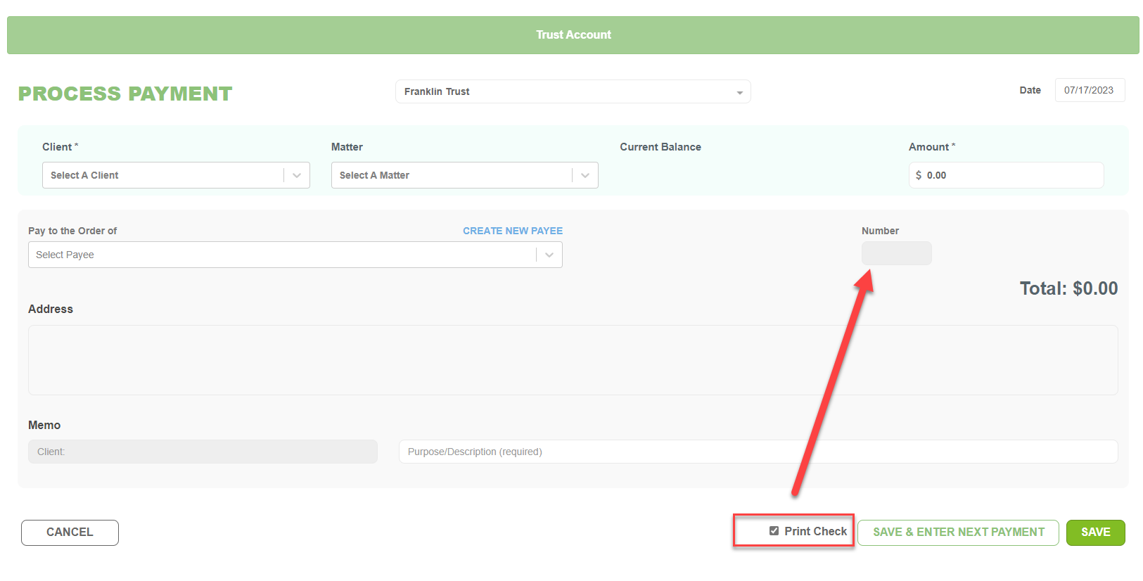 Processing Withdrawals - TrustBooks Knowledge Base