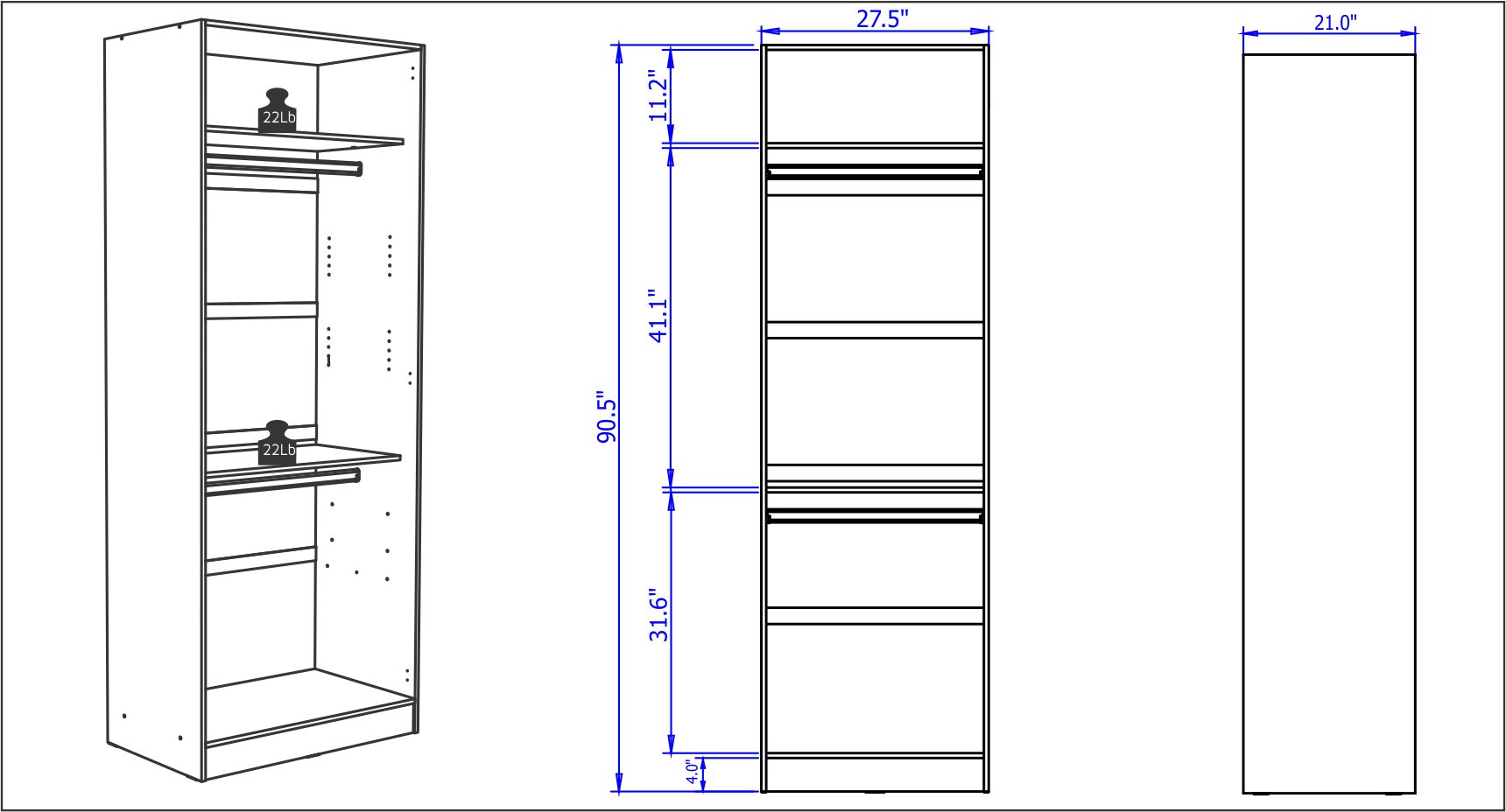 Chelsea Double Hanging Closet 1 0 Manhattan Comfort Knowledge Base Chelsea Double Hanging Closet 1 0 Manhattan Comfort Knowledge Base