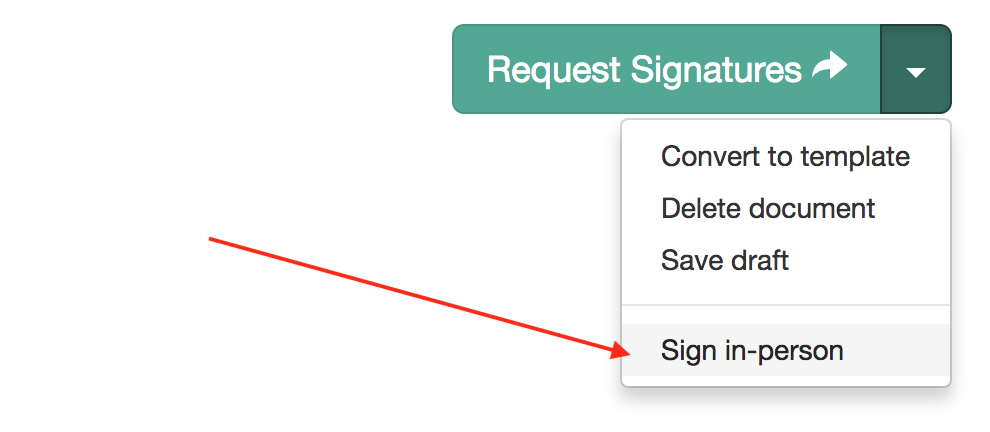 How does in-person signing work? - Quicklysign Knowledge Base