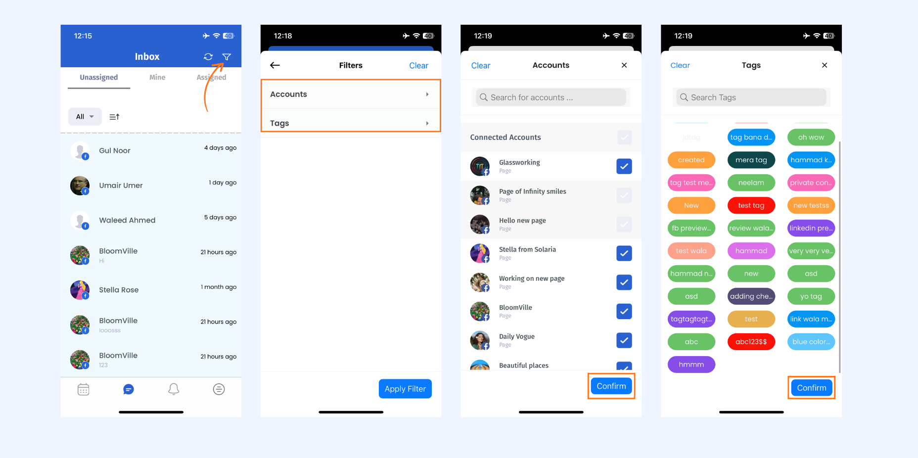 Inbox Overview - iOS - ContentStudio Help Center