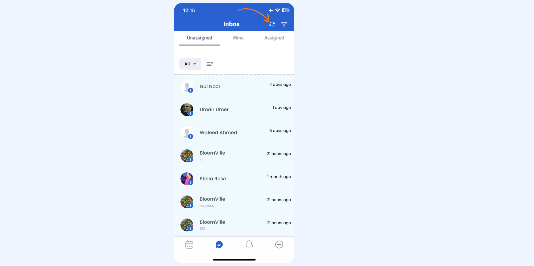 Inbox Overview - iOS - ContentStudio Help Center