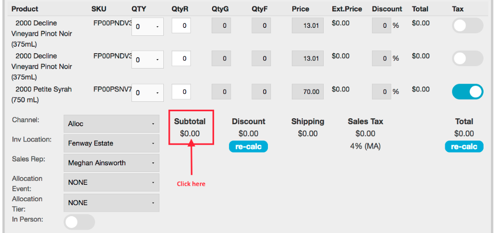 Process a Return/Credit - eCellar Help Center
