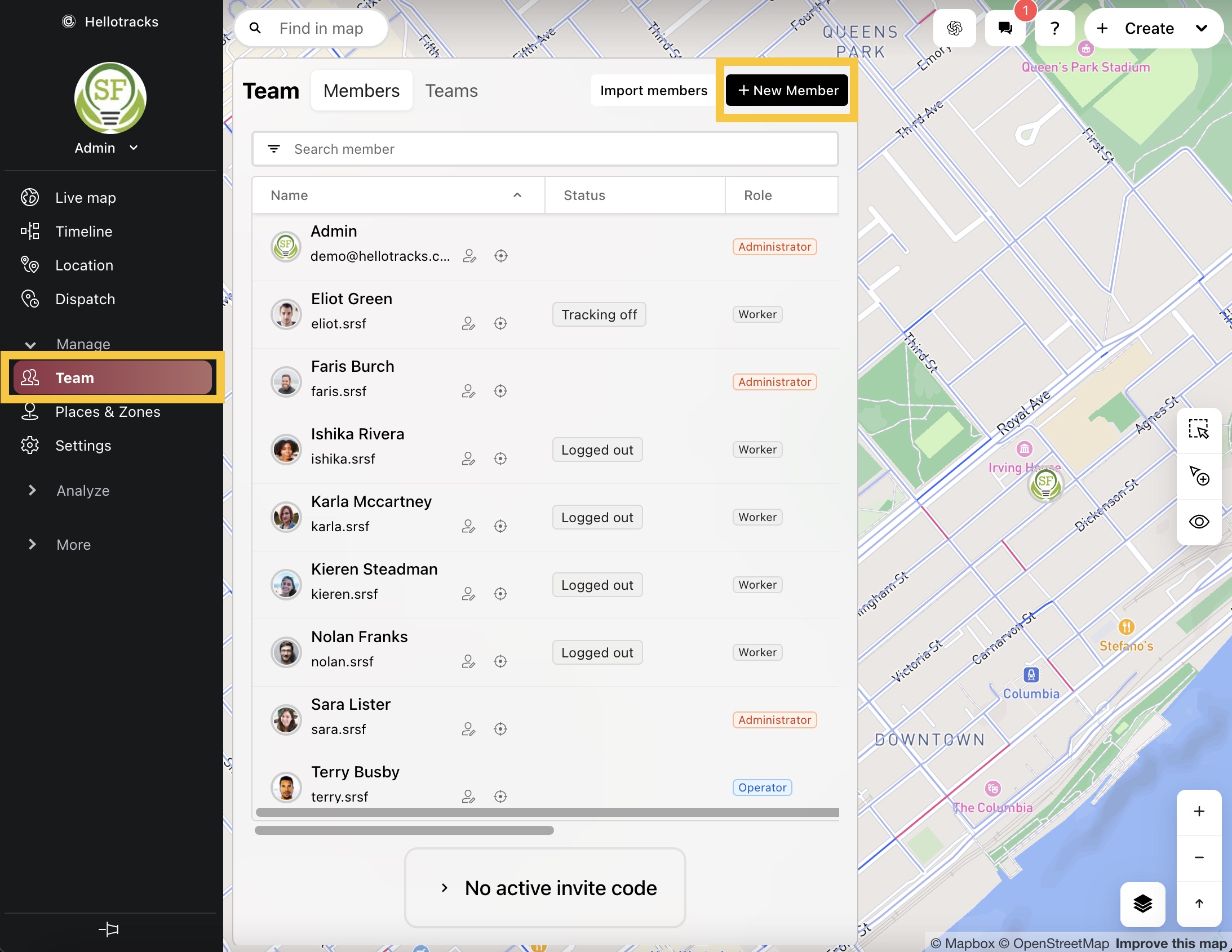 First Steps - Hellotracks Help