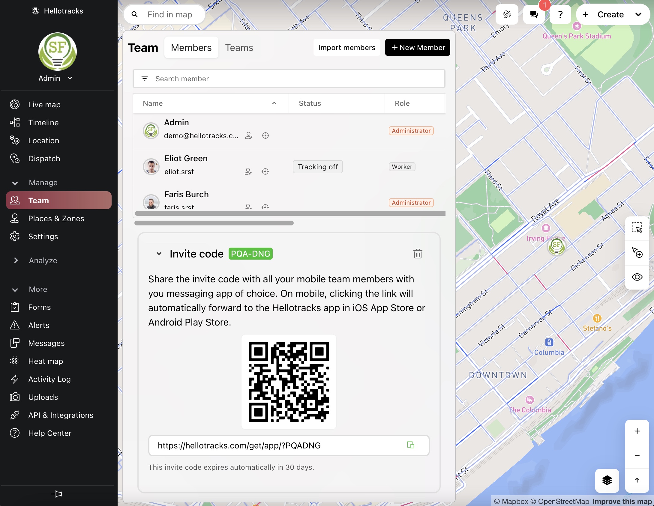 First Steps - Hellotracks Help