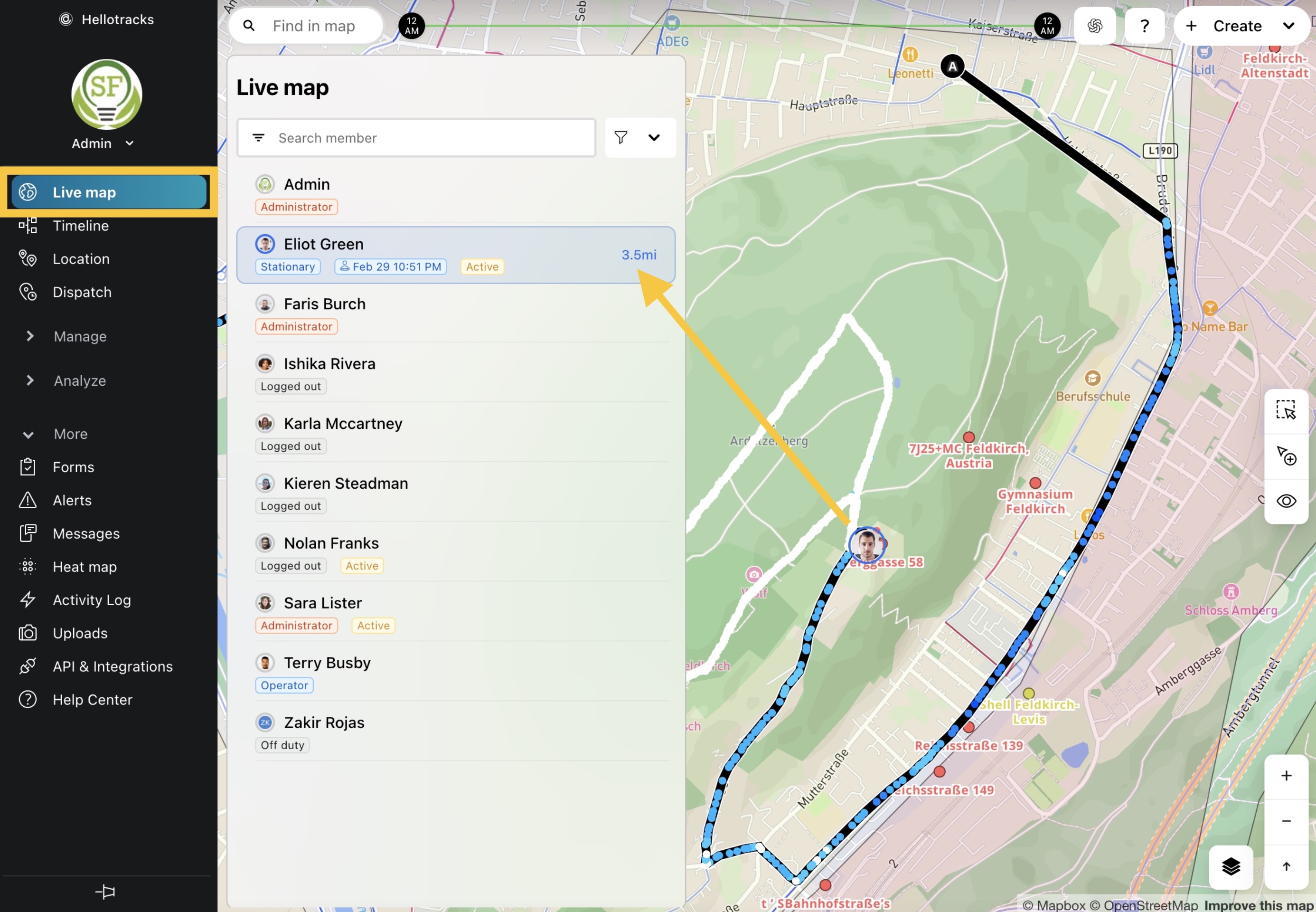 First Steps - Hellotracks Help