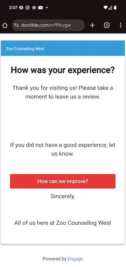 Engage - Feedback Requests - Support & Resource Hub