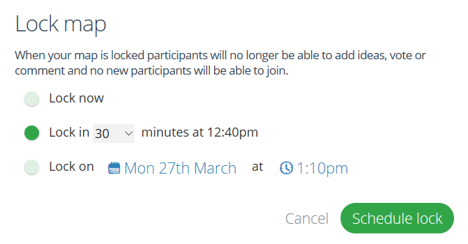 Lock a map - GroupMap