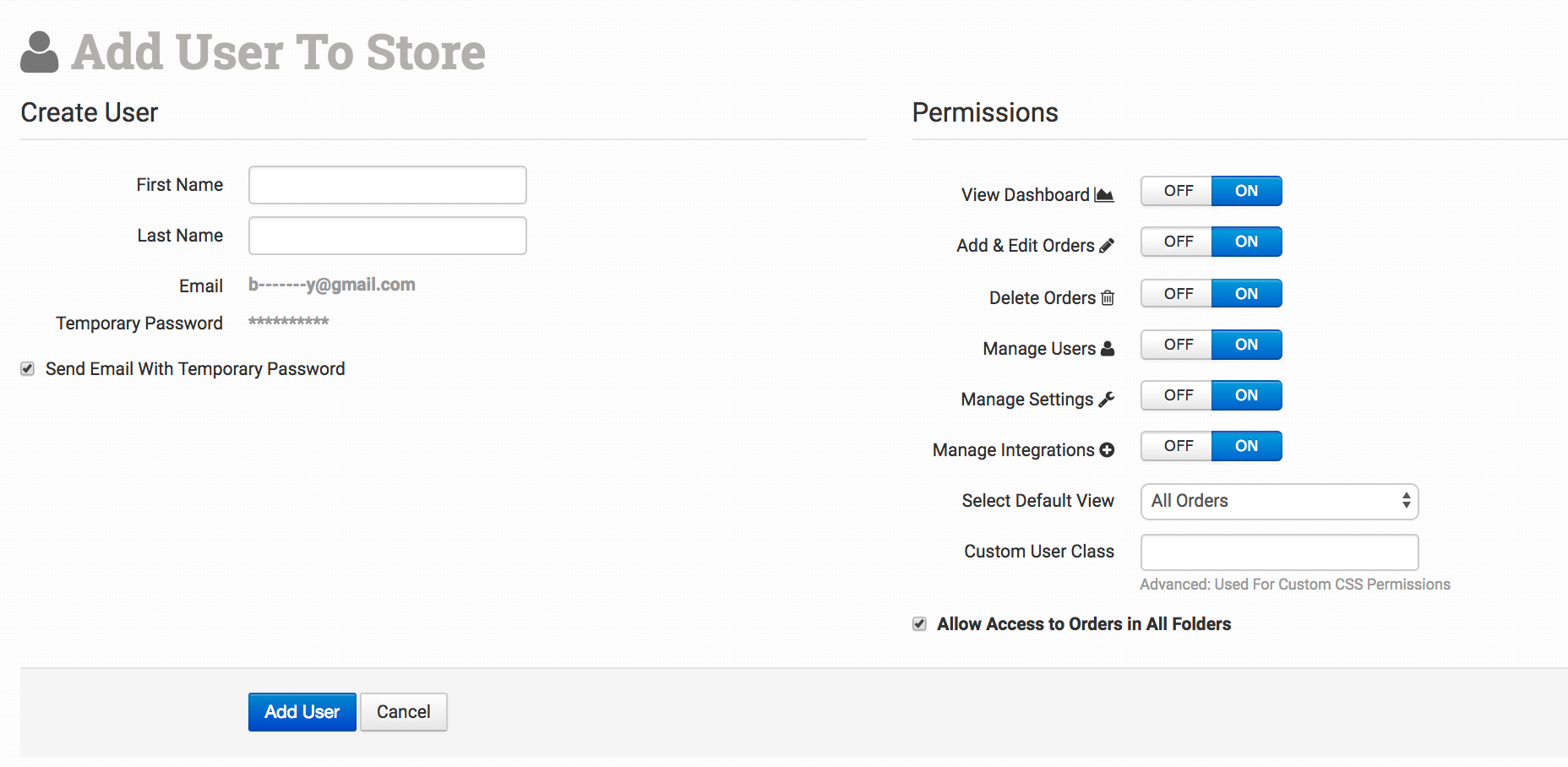 How to Add Store Users and Permissions - Order Desk Help Site