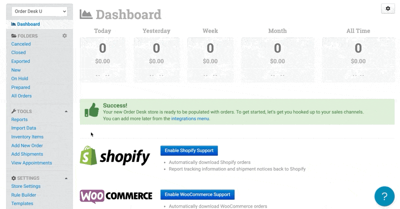 Amware Integration - Order Desk Help Site