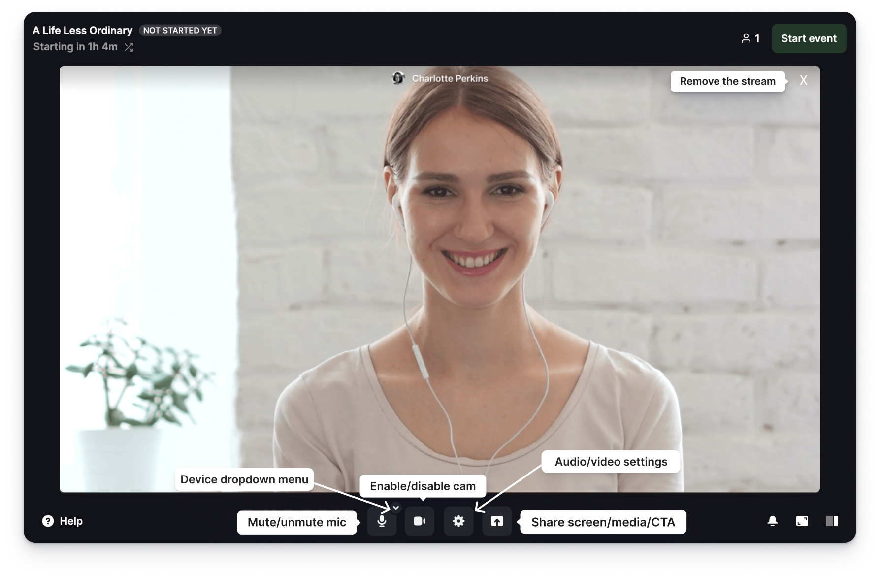 Manage Your Microphone, Camera & Screen Sharing - Documentation | Livestorm