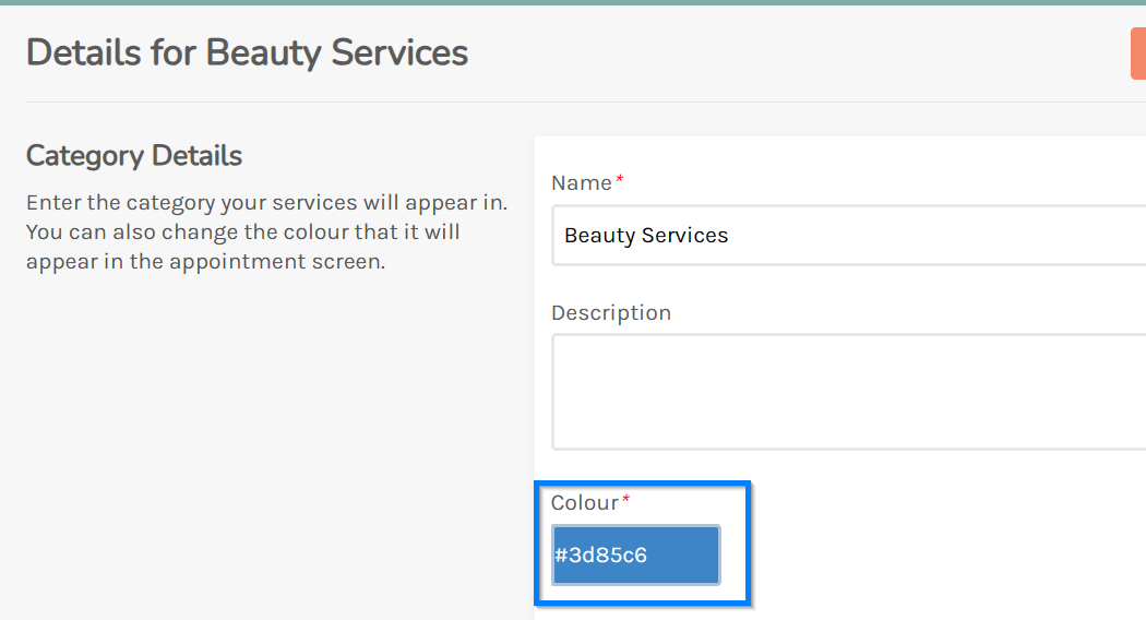 Appointment colours based on service - You'reOnTime Help