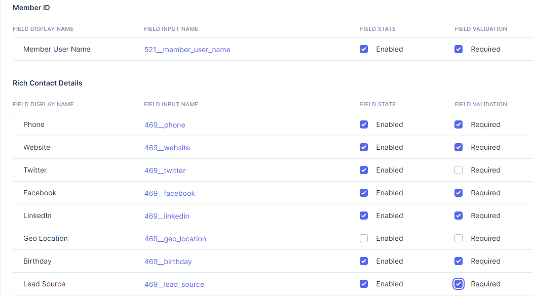 Creating/Editing Forms - Campaign Refinery Support