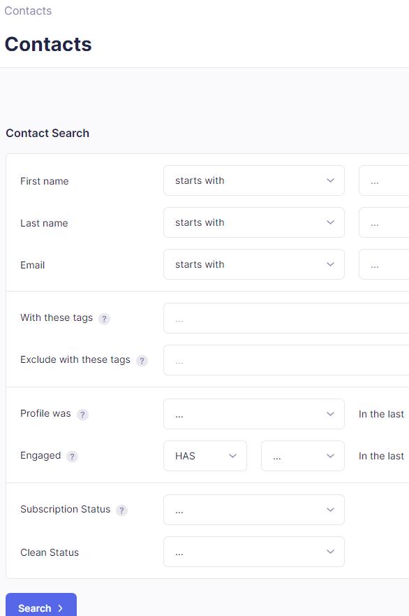 Create Audience Segments in Contacts - Campaign Refinery Support