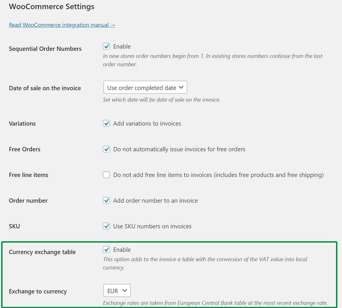 VAT validation and conversion - Flexible Invoices Docs