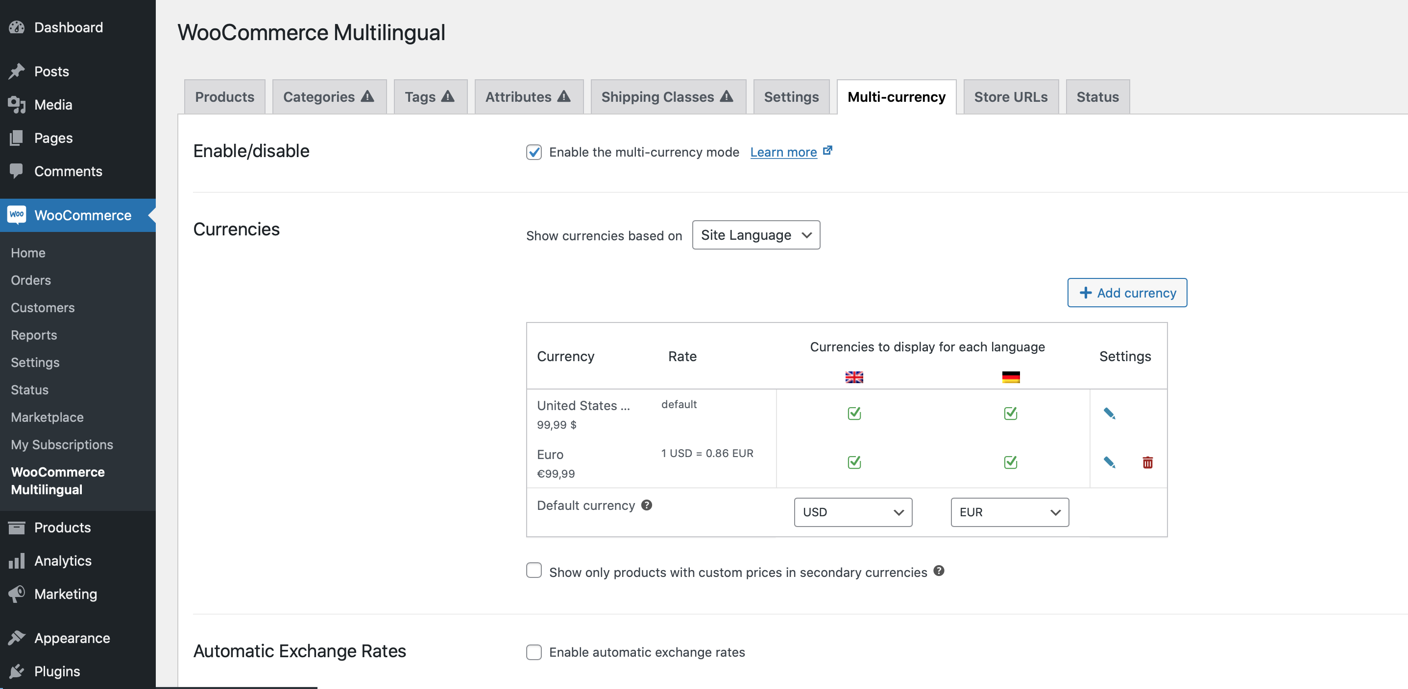USPS Multi currency Support Octolize Plugins Documentation usps-multi-currency-support-octolize-plugins-documentation