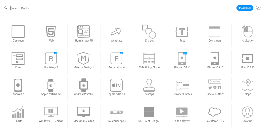 Component Packs - MockFlow Help Center