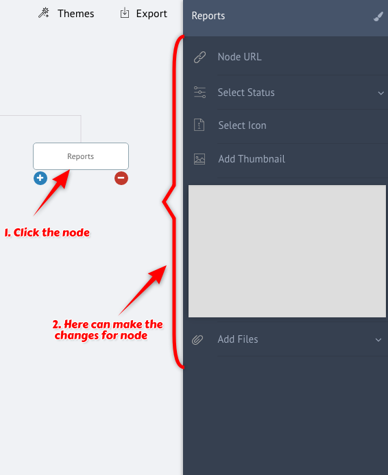 How to rename node and edit node details ? - MockFlow Knowledge Base