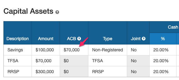 Adjusted Cost Base (ACB) - Snap Projections - Support 1-888-758-7977 ...