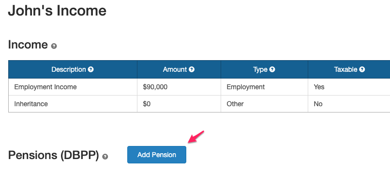 Defined Benefit Pension Plans (DBPP) - Snap Projections - Support 1-888 ...