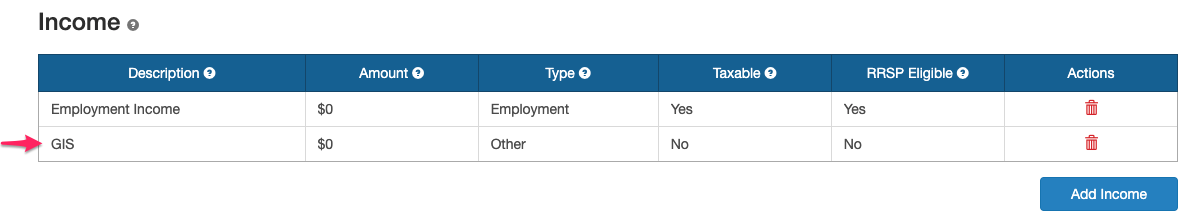 Modelling the Guaranteed Income Supplement (GIS) - Snap Projections ...