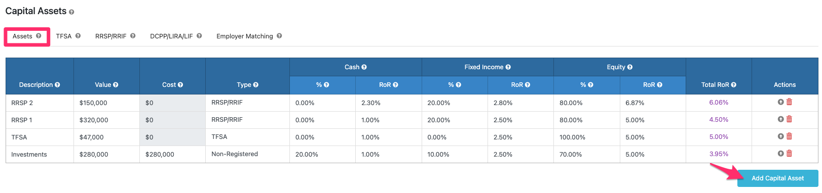 Entering Assets in the Projections - Snap Projections - Support 1-888 ...