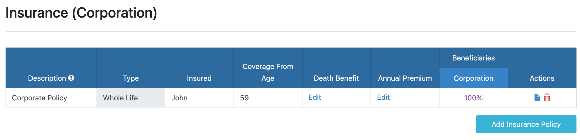 Corporate-Owned Life Insurance - Snap Projections - Support 1-888-758 ...