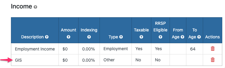 Modelling the Guaranteed Income Supplement (GIS) - Snap Projections ...