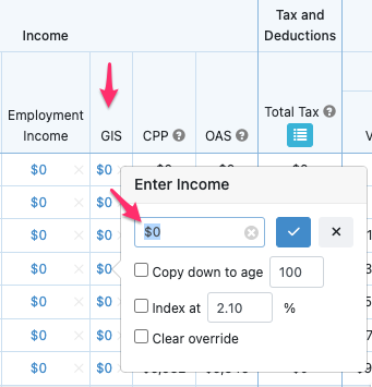 Modelling the Guaranteed Income Supplement (GIS) - Snap Projections ...