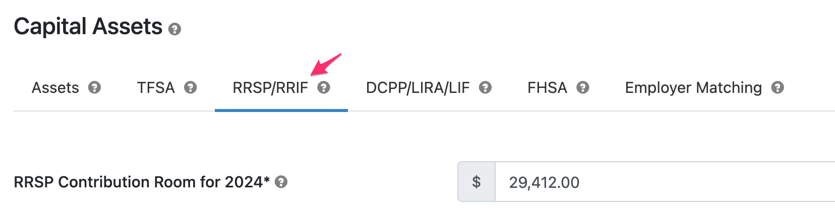 Unused RRSP or TFSA Contribution Room - Snap Projections - Support 1 ...