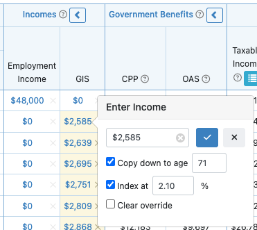 Modelling the Guaranteed Income Supplement (GIS) - Support - 1 (888 ...