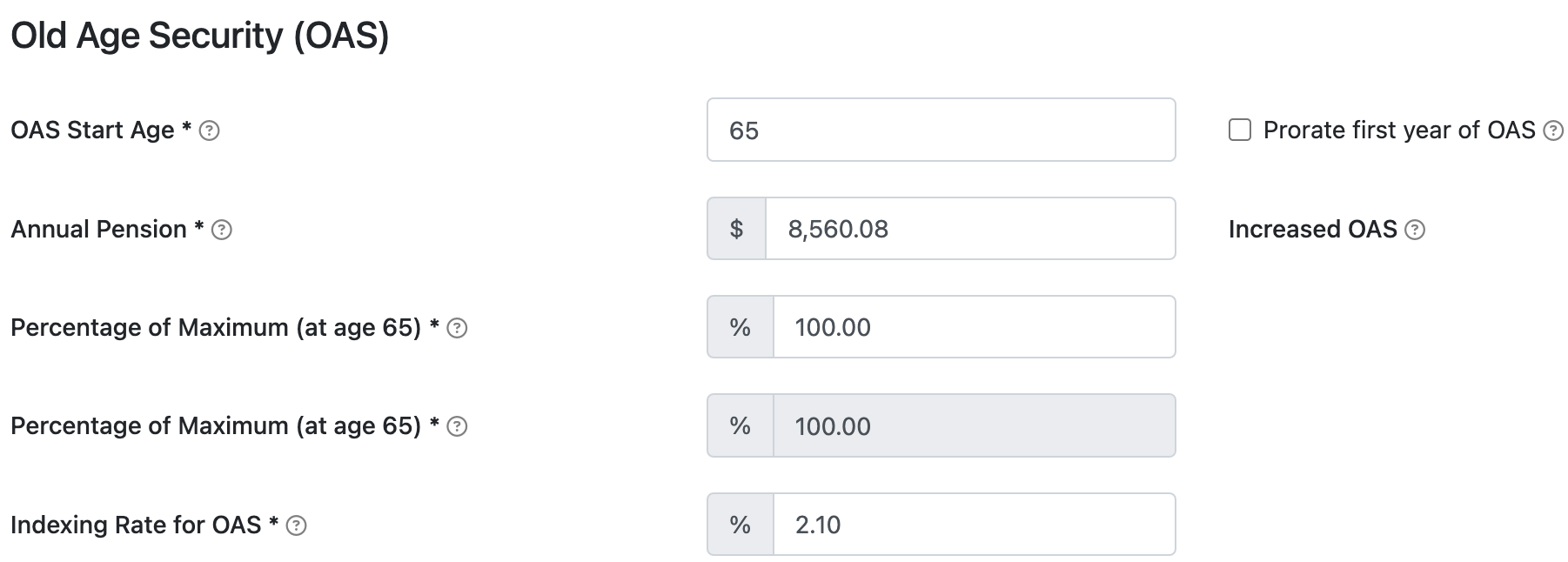 Old Age Security (OAS) - Support - 1 (888) 758-7977 Option 1 (9 am to 6 ...