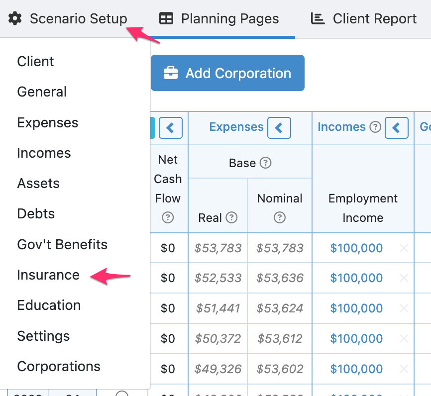 All about the Insurance page - Snap Projections - Support - 1-888-758 ...