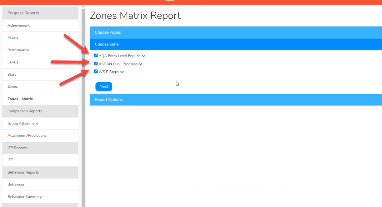 What can the Zones Matrix Report be used for? - SOLAR