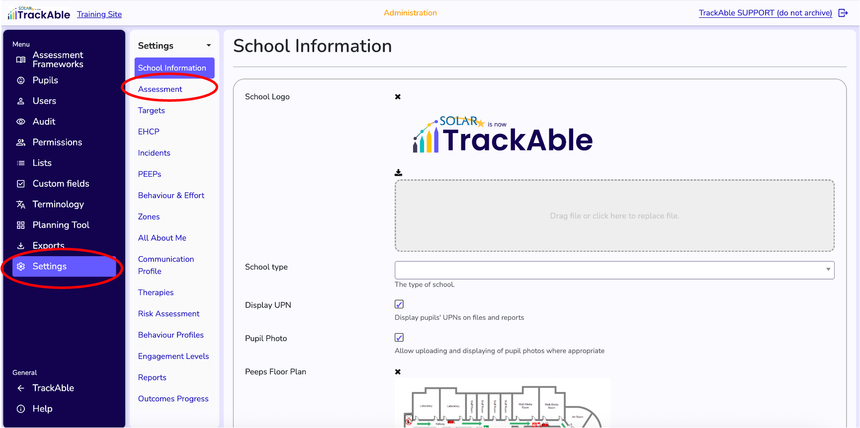 TrackAble Target Colours Explained - TrackAble