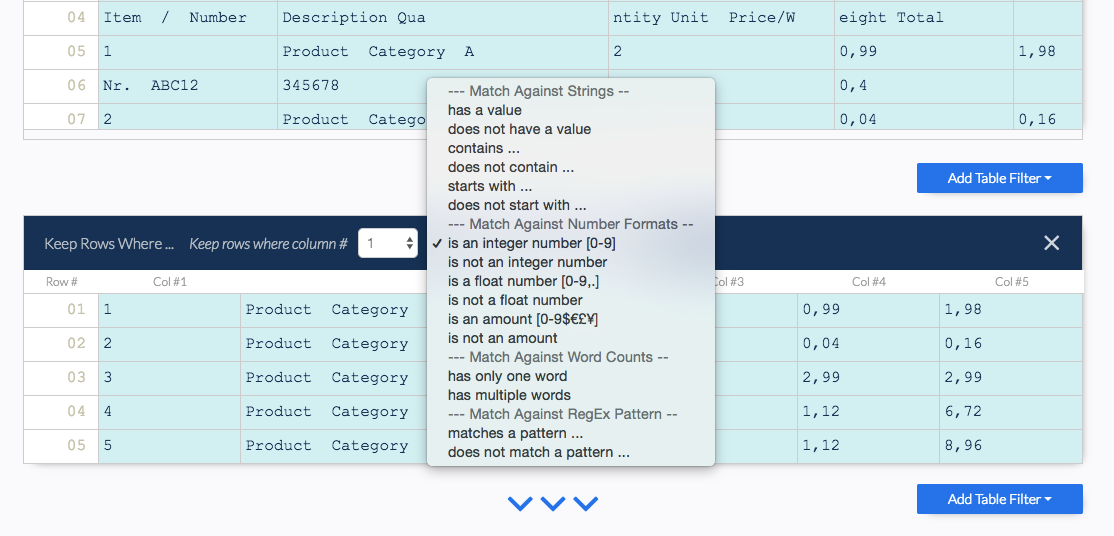 How To Parse Tables With Complex Layouts Docparser Support Area