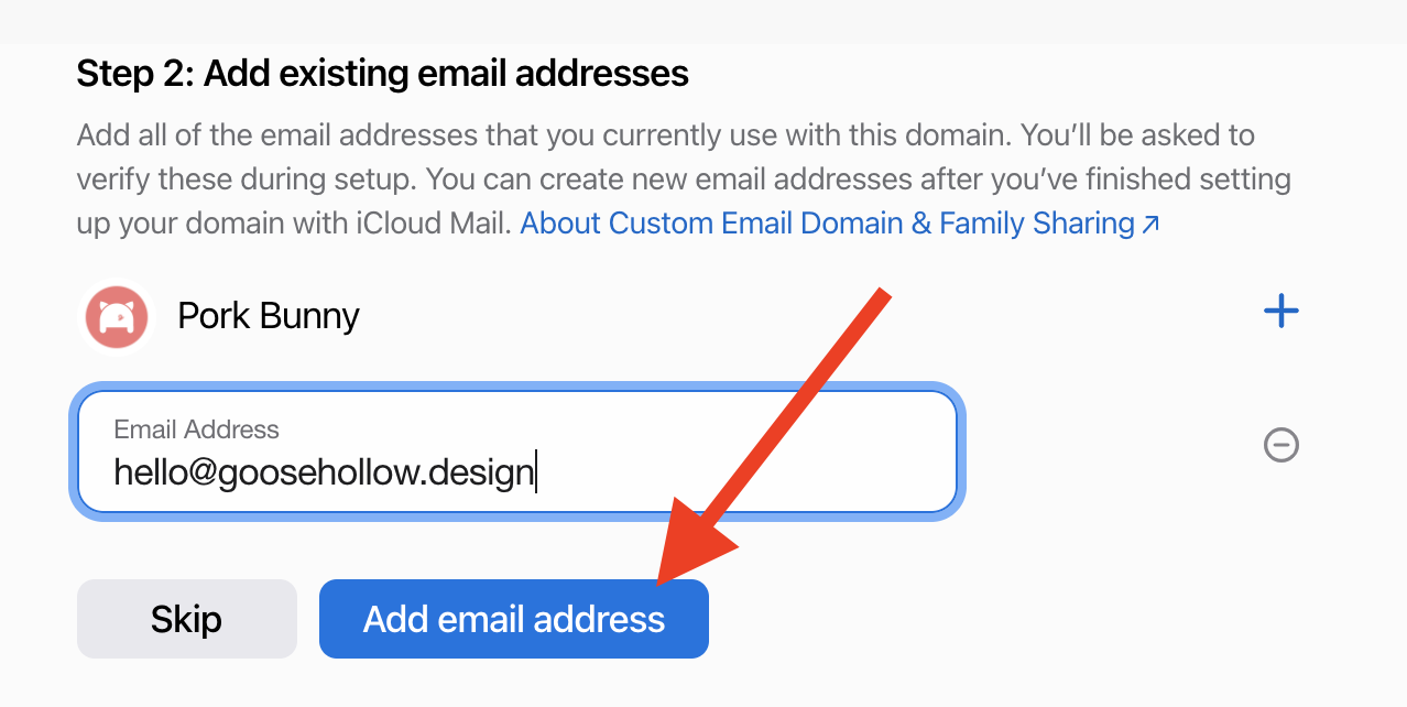How to configure your domain to iCloud hosted email - Porkbun Knowledge Base